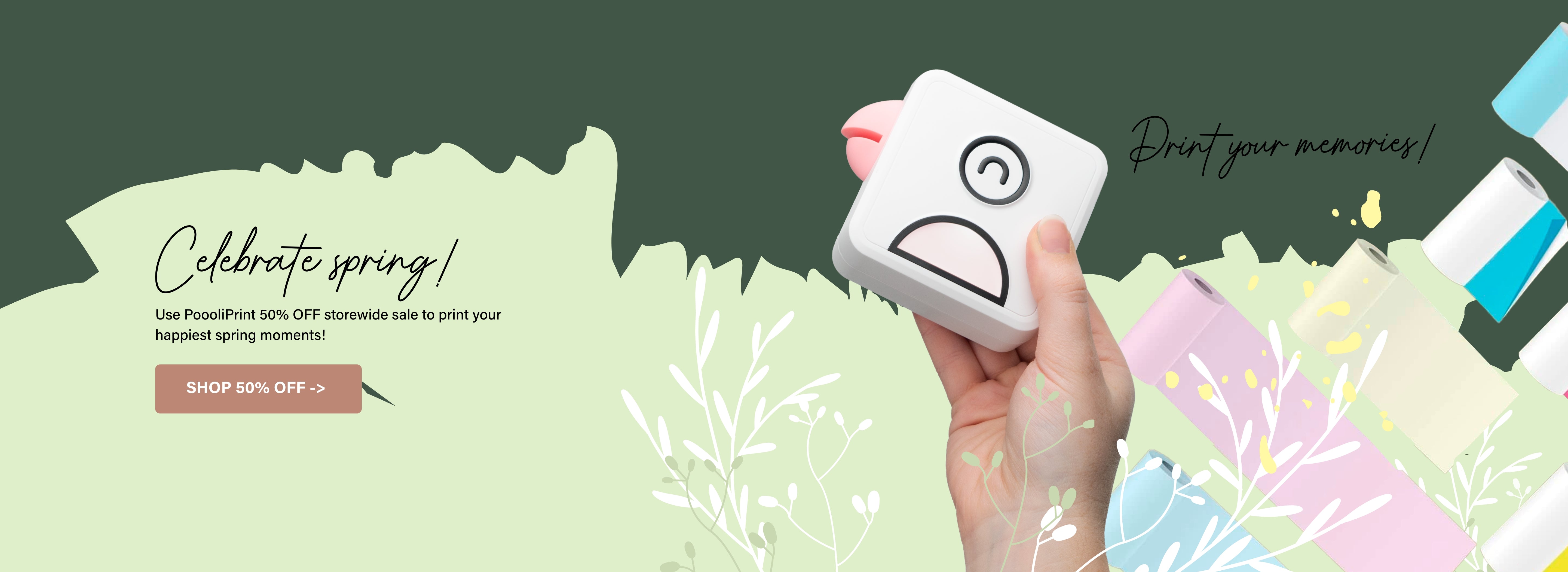 Poooliprint® Inkless Pocket Printer