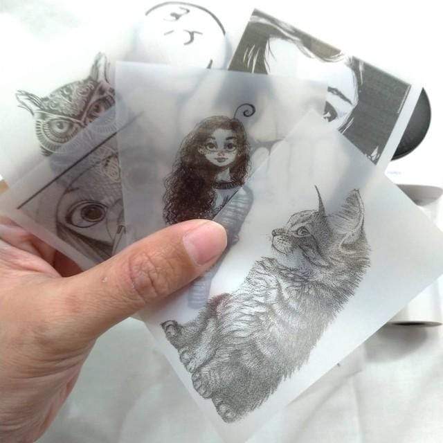 Sticky Semi Transparent Thermal Paper